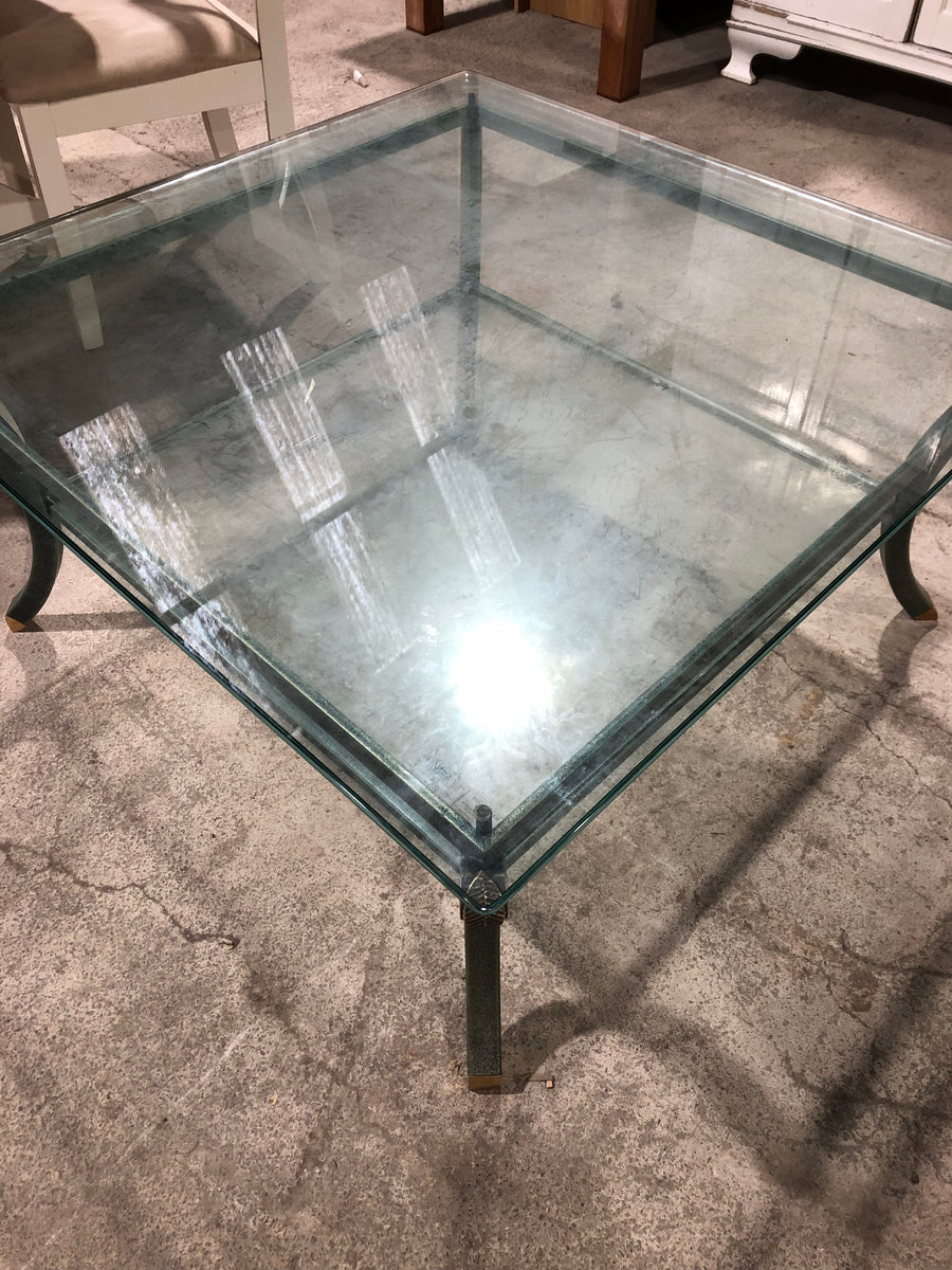 French Glass Square Coffee Table – The Home Remedy Stroud