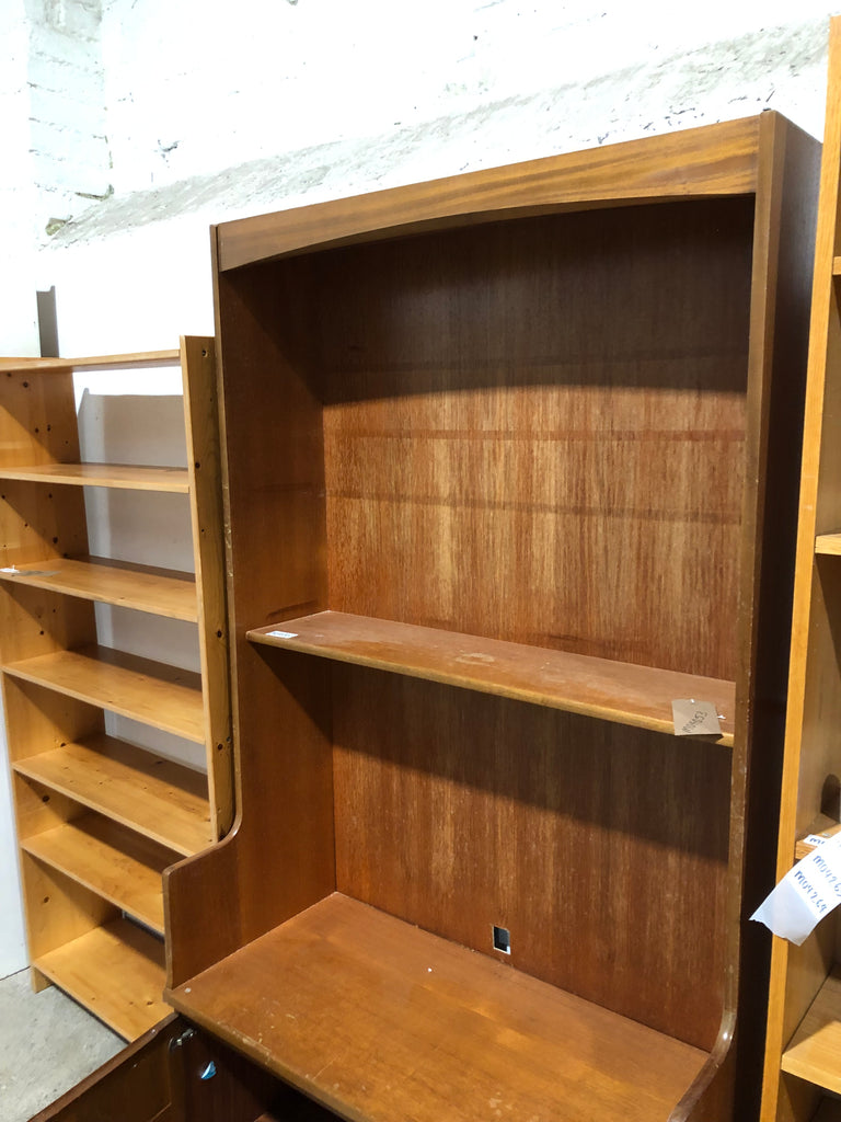 Nathan Teak Display Bookcase with Cupboard – The Home Remedy Stroud