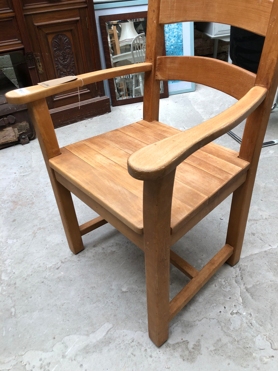 Large Oak Rectory Carver Chair – The Home Remedy Stroud