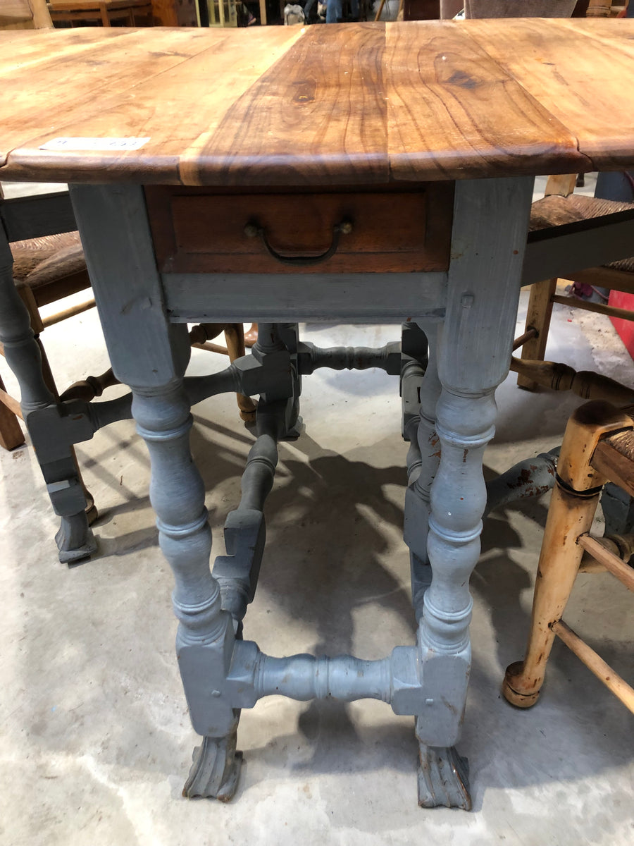 Rustic Pine Gateleg Table & 4 Chairs – The Home Remedy Stroud