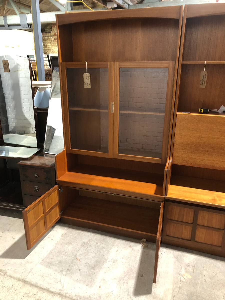 Teak Nathan Teak Display Cabinet With Cupboard – The Home Remedy Stroud